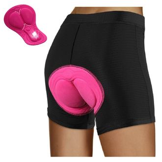 Lixada Radunterhose Damen Fahrrad Unterhosen mit elastische sto&szlig;fest atmungsaktive 3D Gepolstert MTB Radfahren Unterw&auml;sche Kurze Hose