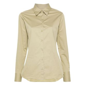 Closed Tailliertes Hemd - - Blouses & Shirts - Damen - Braun - S