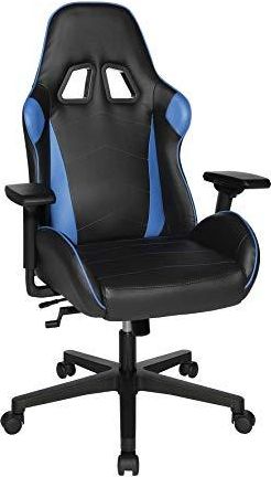 Topstar Topstar Drehstuhl Gaming Chair Speed Chair 2 inklusiv Armlehnen, Kunstleder Schwarz Blau