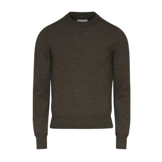Maison Margiela Brauner Wollpullover Aw25 - - Knitwear - Herren - Braun - M