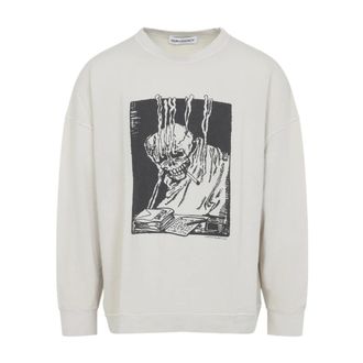 Our Legacy Homme, Sweatshirts et sweats &agrave; capuche, Blanc, Taille: XL Slack SweaT-shirt