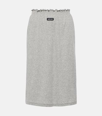 Miu Miu Midirock aus Baumwoll-Jersey