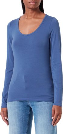 s.Oliver Damen T-Shirt Langarm Blue 34