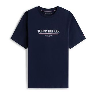 Tommy Hilfiger Homme, Tops, Bleu, Taille: L T-Chemises