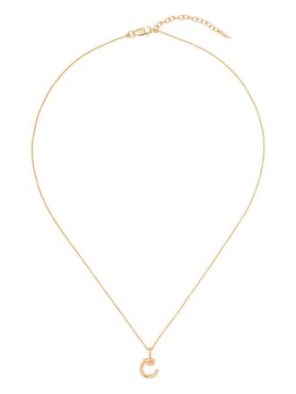 Missoma collier &agrave; pendentif molten initial - Or