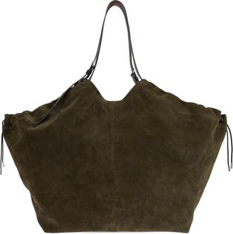 Maison Margiela sac cabas à lien de resserrage - Vert