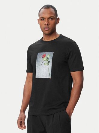 HUGO BOSS T-Shirt Durose 50564130 Schwarz Regular Fit