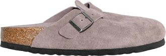 Birkenstock Femme, Chaussures, Violet, Taille: 41 EU Boston Soft Footbed Suede Clogs