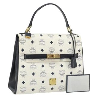 MCM Sac &agrave; main Pre-owned - Femme - Pre-owned - Blanc - Taille: ONE Size