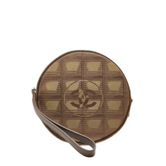 Chanel Pochette en toile Pre-owned - Femme - Pre-owned - Brun - Taille: ONE Size