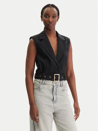 Karl Lagerfeld Anzugweste B1W14009 Schwarz Slim Fit