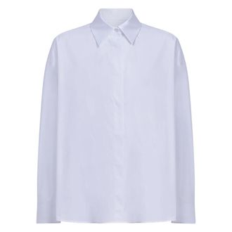 Dondup Cotton Silk Shirt - - Blouses & Shirts - Damen - Wei&szlig; - XS
