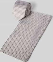 Prince Bowtie Krawatte und Einstecktuch im Set aus Seide