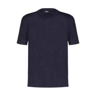 Alpha Studio Rundhals-Strickware - - Knitwear - Herren - Blau - XL