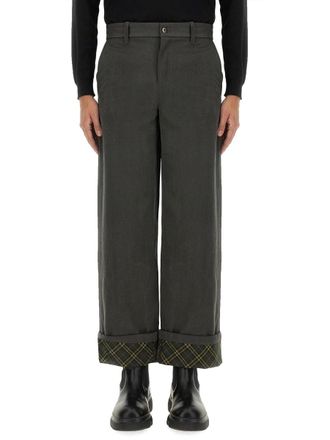 Burberry Carpenter Cotton Trousers - Gray