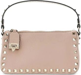 Valentino Garavani Femme, Sacs, Rose, Taille: ONE Size Rockstud Small Shoulder Bag