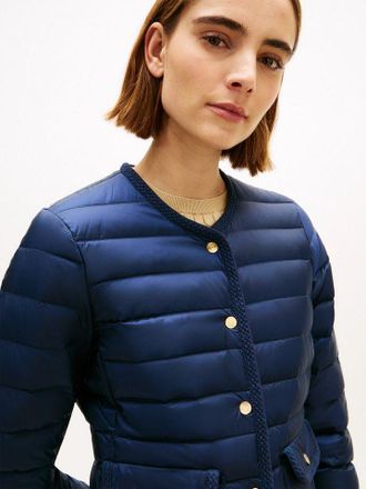 Tommy Hilfiger Steppjacke FEMININE LW DOWN JACKET mit aufgesetzten Taschen