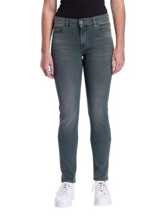 Pioneer Authentic Jeans Damen Katy Hose, Green Used Buffies (5824), W34 / L30