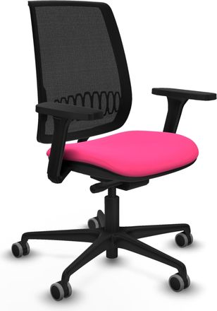 Piqueras y Crespo B&uuml;rostuhl Rosa Alares mit 3D-Armlehnen, h&ouml;henverstellbare Lendenwirbelst&uuml;tze, ausgestattet mit Syncro/Traslack und eingespritztem Schaumstoff, mit Rol