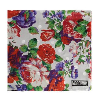 Moschino unisex, Accessoires, Multicolore, Taille: ONE Size Foulard en soie