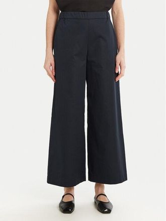 Max Mara Culottes Antille 2516131017 Dunkelblau Regular Fit