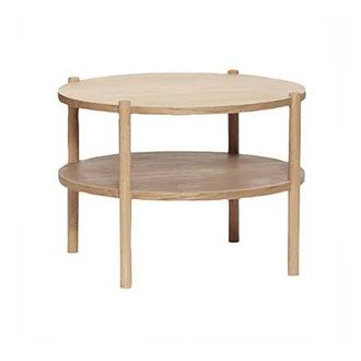 H&uuml;bsch Table basse ronde en ch&ecirc;ne FSC H&uuml;bsch