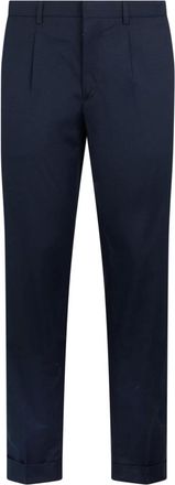 Moorer Homme, Pantalons, Bleu, Taille: M Pantalons