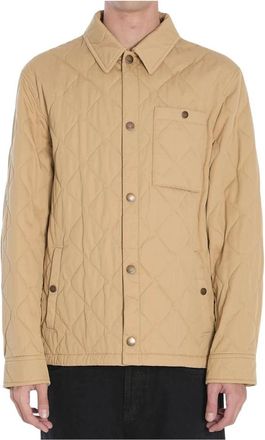 Burberry Homme, Vestes, Beige, Taille: M Veste matelass&eacute;e de style barn