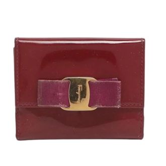 Ferragamo Portefeuille en tissu Pre-owned - Femme - Pre-owned - Rouge - Taille: ONE Size