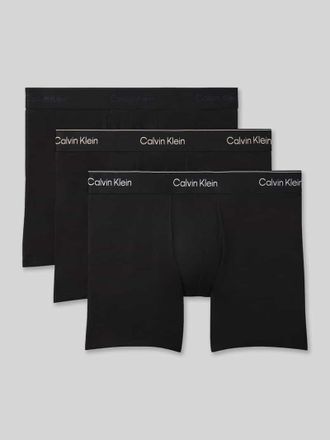 Calvin Klein Underwear Trunks aus Baumwoll-Mix im 3er-Pack