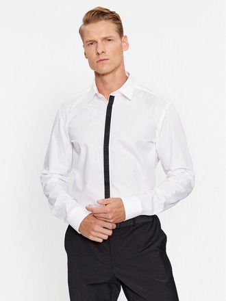HUGO BOSS Hugo Hemd Keidi 50500966 Wei&szlig; Slim Fit