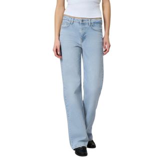 MY ESSENTIAL WARDROBE Custom Gerades Jeans - - Jeans - Damen - Blau - W32 L34