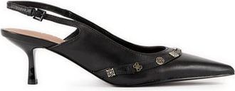 Guess Sling-back Yanai en cuir m&eacute;lang&eacute;