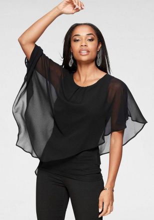 Laura Scott Chiffonbluse f&uuml;r festliche Anl&auml;sse
