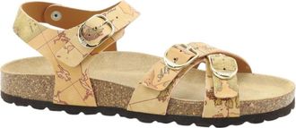 Alviero Martini 1A Classe Femme, Chaussures, Beige, Taille: 40 EU Sandales Plates