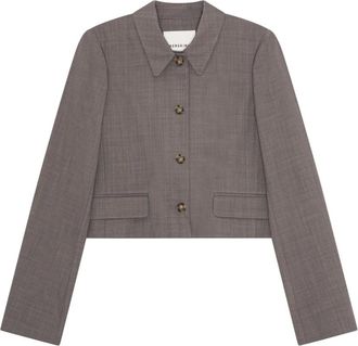 Birgitte Herskind Femme, Vestes, Gris, Taille: 40 FR Veste Ajust&eacute;e Courte