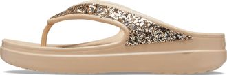 Crocs Damen Sloane Glitter WgFp W Chai/Gld Croslite Flip | 207665-2J2 |, Goldfarben, 8 UK (W10)