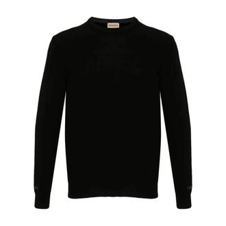 Woolrich Lambswool Crewneck - - Knitwear - Herren - Schwarzk - S
