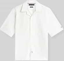 Tommy Hilfiger Relaxed Fit Freizeithemd aus Seersucker-Material