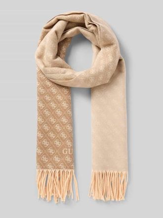 Guess Schal aus Viskose-Mix mit Logo-Detail