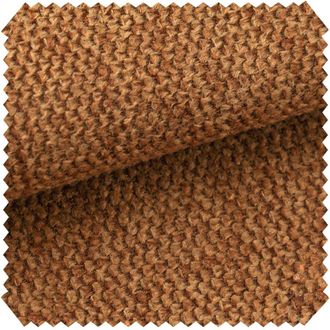 Novely MATERA - Grob Gewebter Mélange Möbelstoff - UV-Beständiger Polsterstoff - Pflegeleichte Meterware 1lfm | Farbe: 08 Terracotta