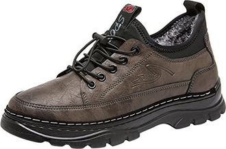 Generic Bottes dhiver d&eacute;contract&eacute;es l&eacute;g&egrave;res et imperm&eacute;ables pour homme - Antid&eacute;rapantes - Doublure en fourrure thermique - Confortables - Pour le trekking et 