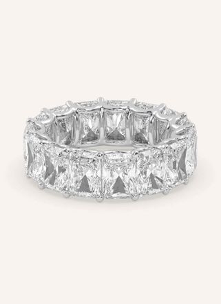 VEYNOU Veynou Ring Celeste Eternity Aus 18 Karat Wei&szlig;gold Und 12,50ct. Diamanten silber