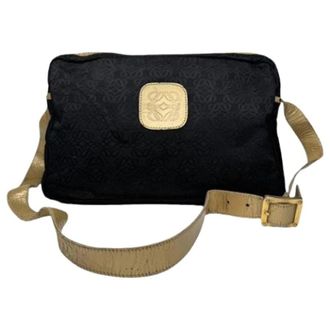Loewe Pre-owned Canvas Cross Body Bag - - Pre-owned - Damen - Schwarzk - ONE SIZE