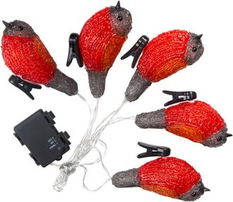 OSALADI Dekorative Lichterkette Für Außenbereich Vogelstatue Innenbeleuchtung Zur Dekoration Papagei-Lichterketten Batteriebetriebene Lichterkette -Lichterket