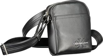 Calvin Klein Homme, Sacs, Noir, Taille: ONE Size Sac bandouli&egrave;re noir avec sangle r&eacute;glable