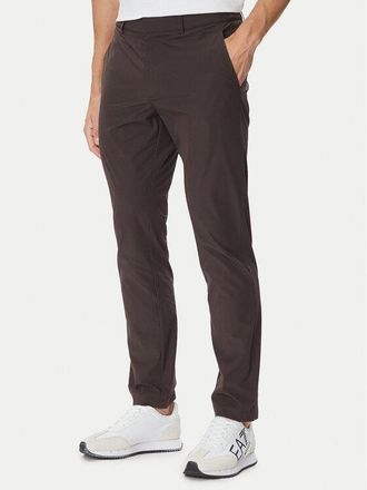Emporio Armani Stoffhose 7M000509 AF14589 U6027 Dunkelbraun Slim Fit