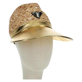 Prada Pre-owned Stoffhut - - Pre-owned - Damen - Gelb - ONE SIZE