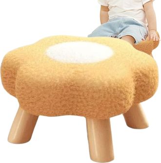 Generico Blumenhocker - dekorativer Sitz und Fu&szlig;hocker, gepolsterter Hocker f&uuml;r den Innenbereich, Schlafzimmer, Wohnzimmer, Kindergarten, Universit&auml;t, Spielzim