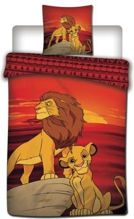 Disney Lion King Kids Duvet Cover 140x120 cm and Pillow Cover 63x63 cm